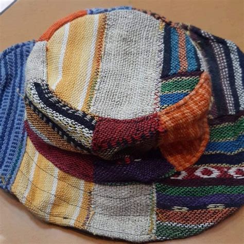 Patchwork Bucket Hat Etsy