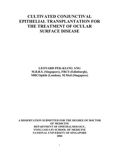 Pdf Cultivated Conjunctival Epithelial Figure 9 5 Patient With