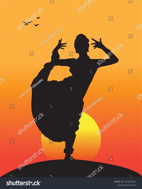 Bharatanatyam South Indian Classical Dance By Stock Vector Royalty Free 2226247911 Shutterstock