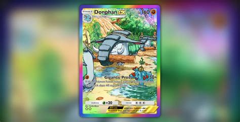 Donphan Ex Wisdom Of Sea And Sky 206241 2 Stars Pokémon Tcg Pocket