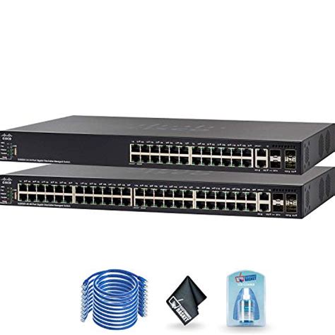 Buy Cisco SG X Port Gigabit Stackable Managed Switch SG X P Port Gigabit PoE