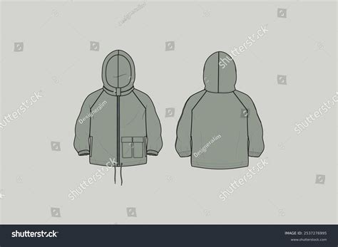 Jacket Garment Upper Body Usually Extending Stock Vector Royalty Free