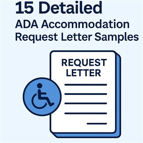 15 Detailed Ada Accommodation Request Letter Samples Requestletters