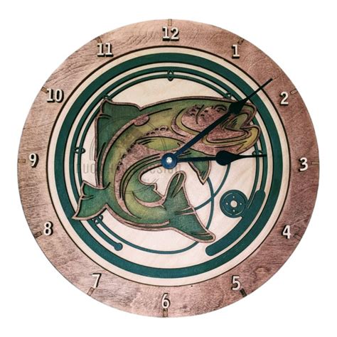 Fish Clock Etsy
