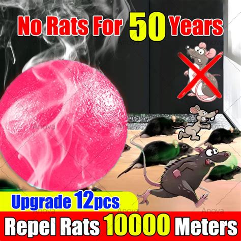 12pcs Japan Rat Repellent Pills Rat Killer Rodent Safe Non Toxic Rat Poison Home And Car