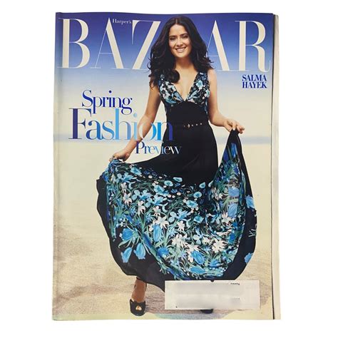 Harpers Bazaar Feb 2006 Salma Hayek Vintage