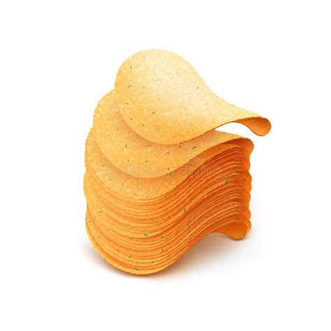 Potato Chip Stack Stock Illustrations 603 Potato Chip Stack Stock