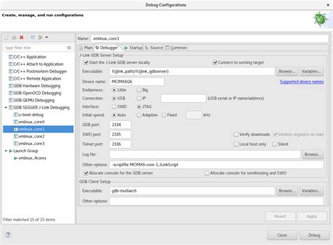 debugging using segger j link jtag ezurio