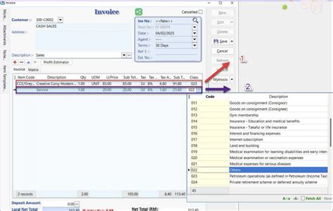 The E Invoice Classification Codes Guide Simplified E Stream Msc