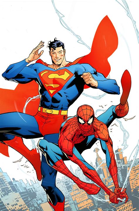 Dc Marvel Superman Spider Man 1 One Shot Cover A Regular Jorge