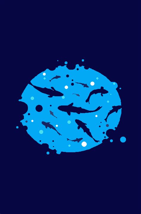 Pixilart Shark Bubble By Phoenix101