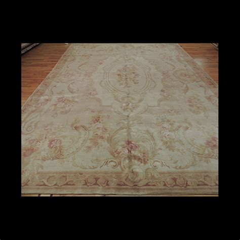 Beautiful Soft French Savonnerie Oriental Area Rug Antique Look 10 X