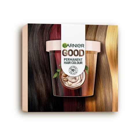 Garnier Good Permanent Hair Dye Replen Kit 5 0 Coffee Roast Brown Up To 100 Grey Coverage