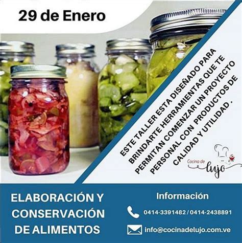 Cocinadelujo Jossanad Taller ElaboraciÓn Y ConservaciÓn De Alimentos 29 De Enero Del 2018