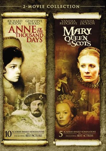 Anne Of The Thousand Days Mary Queen Of Scots D •v• D Patrick Mcgoohan