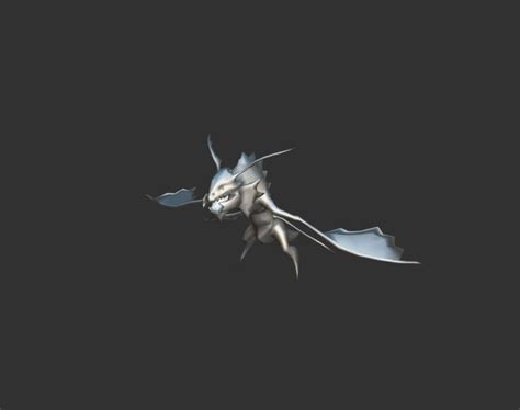 3d Model Flying Lizard Mutant Bat Vr Ar Low Poly Cgtrader
