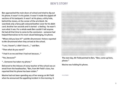 Behaviour Victim Blaming Story Worksheet Lesson Plan Uk Teaching