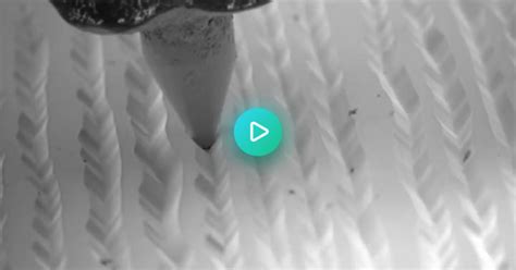 Electron Microscope Slow Motion Footage Of Needle Riding Vinyl Groove  On Imgur