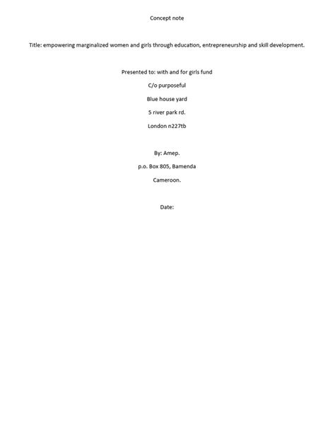 Concept Notes Pdf Empowerment Social Psychology