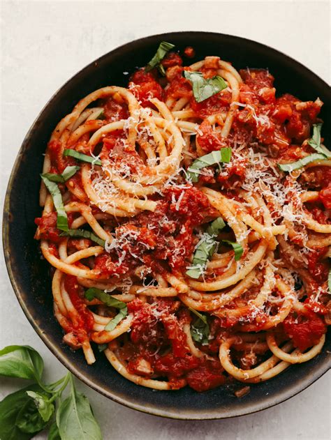 What Is Bucatini Allamatriciana Pasta Recipe The Recipe Critic