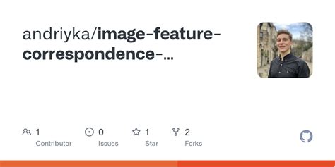 Github Andriyka Image Feature Correspondence Detection
