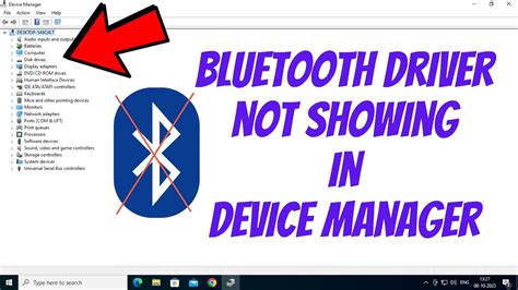 Fix Bluetooth Not Showing In Device Manager On Windows 10 And 11 Youtube
