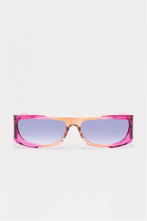 Buzzcut Season Square Sunglasses Purple Fashion Nova