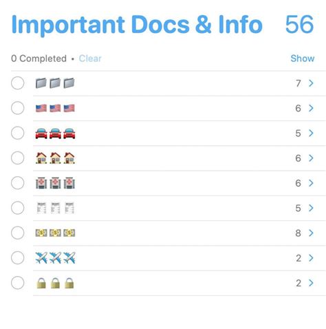 Important Documents Filing System And Checklist Etsy