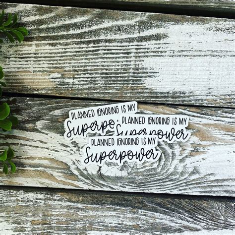 Funny Aba Stickers Planned Ignoring Behavior Plan Aba Etsy