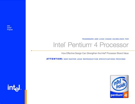 Pentium 4 Logo Intel Pentium 4 Processor Logo Png Vector In Svg Pdf