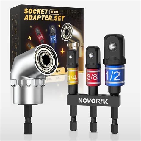 105° Right Angle Drill Attachment 14 38 12 Impact Socket Adapter