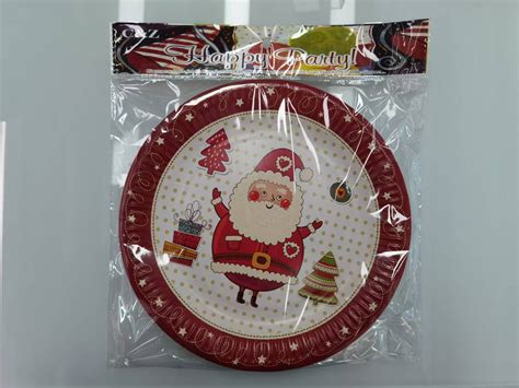 Plato De Dechable Navideno 9′ Paquete300 Hiperlatin