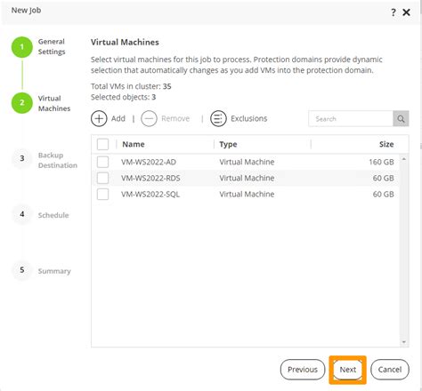 Configure Veeam Backup For Nutanix OVHcloud