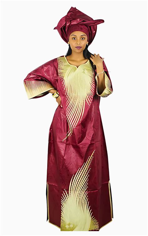 Boubou Africain Femme Afro Élégance