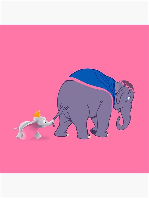 Dumbo With Her Mother Poster For Sale By Pictureelements Redbubble