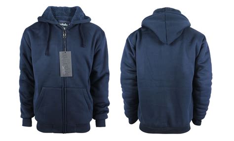 Up To 46 Off On Lee Hanton Mens Fleece Hoodie Groupon Goods
