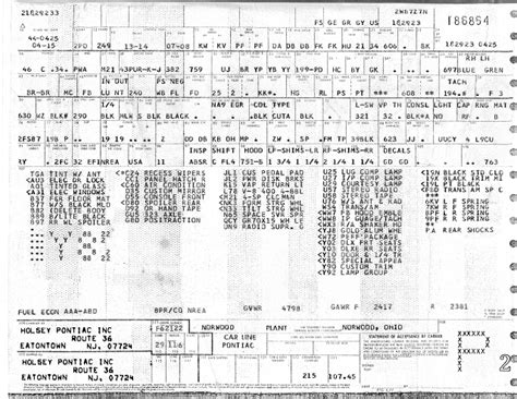 Pontiac Engine Number Decoder Lockqlists