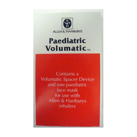Volumatic Paediatric Spacer Device Marks Tey Pharmacy