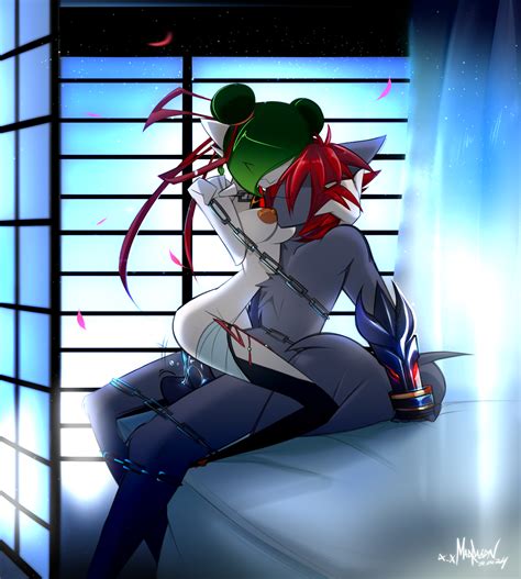 Rule 34 Anthro Asian Clothing Bedroom Sex Bow Ribbon Breasts Chains