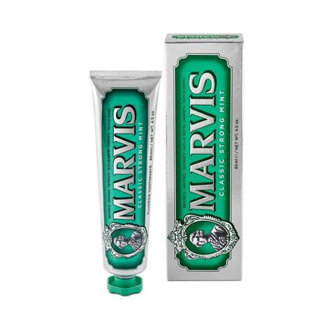 Marvis Classic Strong Mint Toothpaste Novela