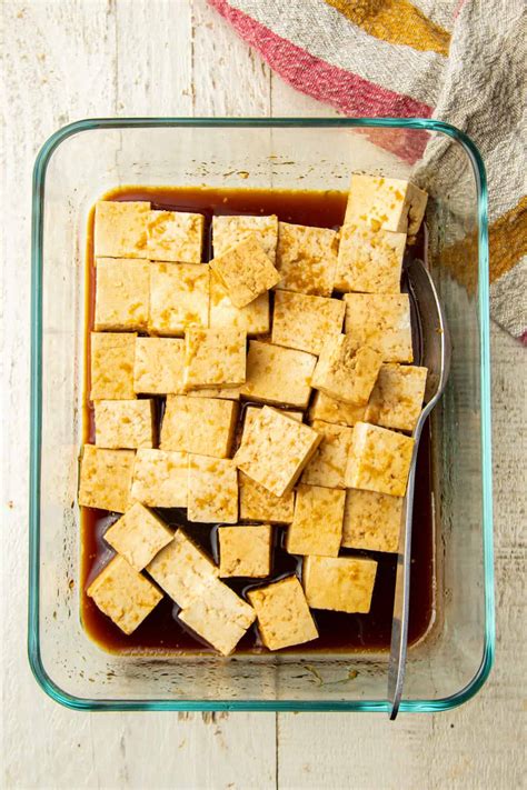 Soy Ginger Marinated Tofu Salad Connoisseurus Veg