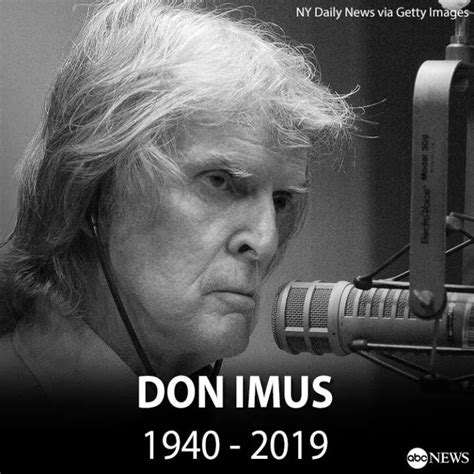 Controversial Radio Talk Show Host Don Imus Dead At 79 Did You Ever