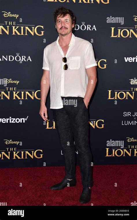 Pedro Pascal Attends The World Premiere Of Disneys The Lion King At