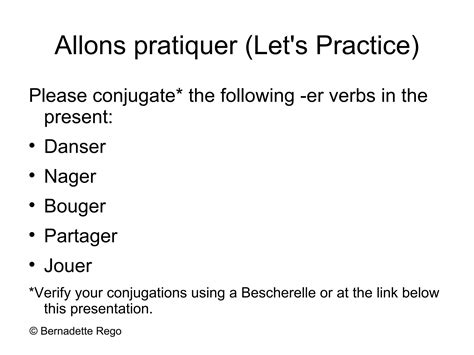 Er Ending Verbs Present Tense Ppt