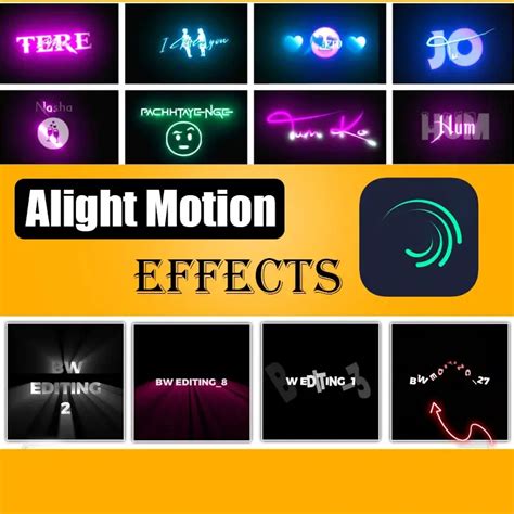 Alight Motion Effects 2024 Alight Motion