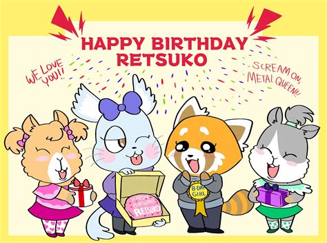 Happy Birthday Retsuko By Shenanistorm R Aggretsuko