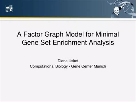 Ppt A Factor Graph Model For Minimal Gene Set Enrichment Analysis