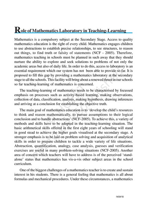 Maths Practical Activities Class 9pdf Homework And Study Education