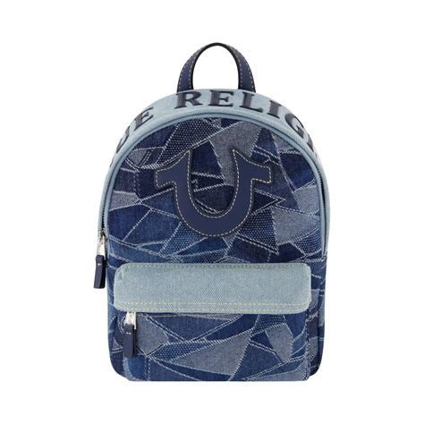 Buy True Religion Mini Denim Logo Backpack Blue At 41 Off Editorialist