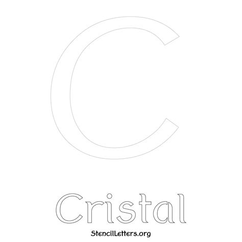 Free Printable Name Initial Stencils Stencil Letters Org